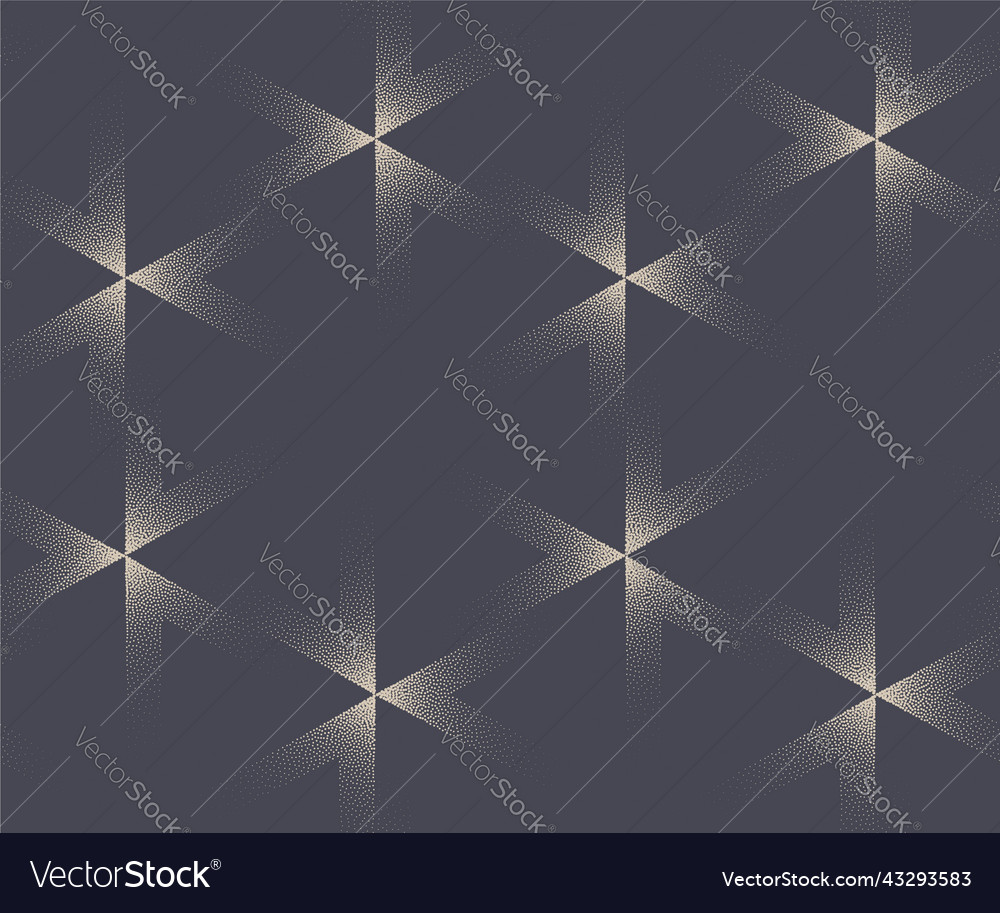 Triangular cell geometric seamless pattern Vector Image
