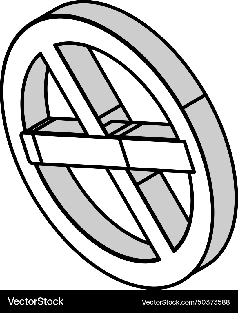 Gambling game addiction isometric icon Royalty Free Vector