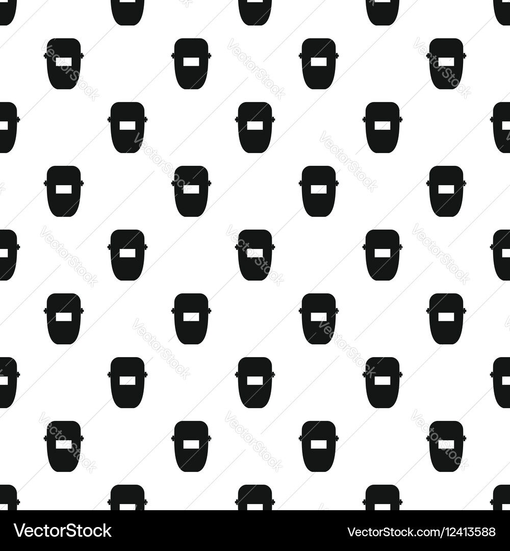 Mask of welder pattern simple style Royalty Free Vector