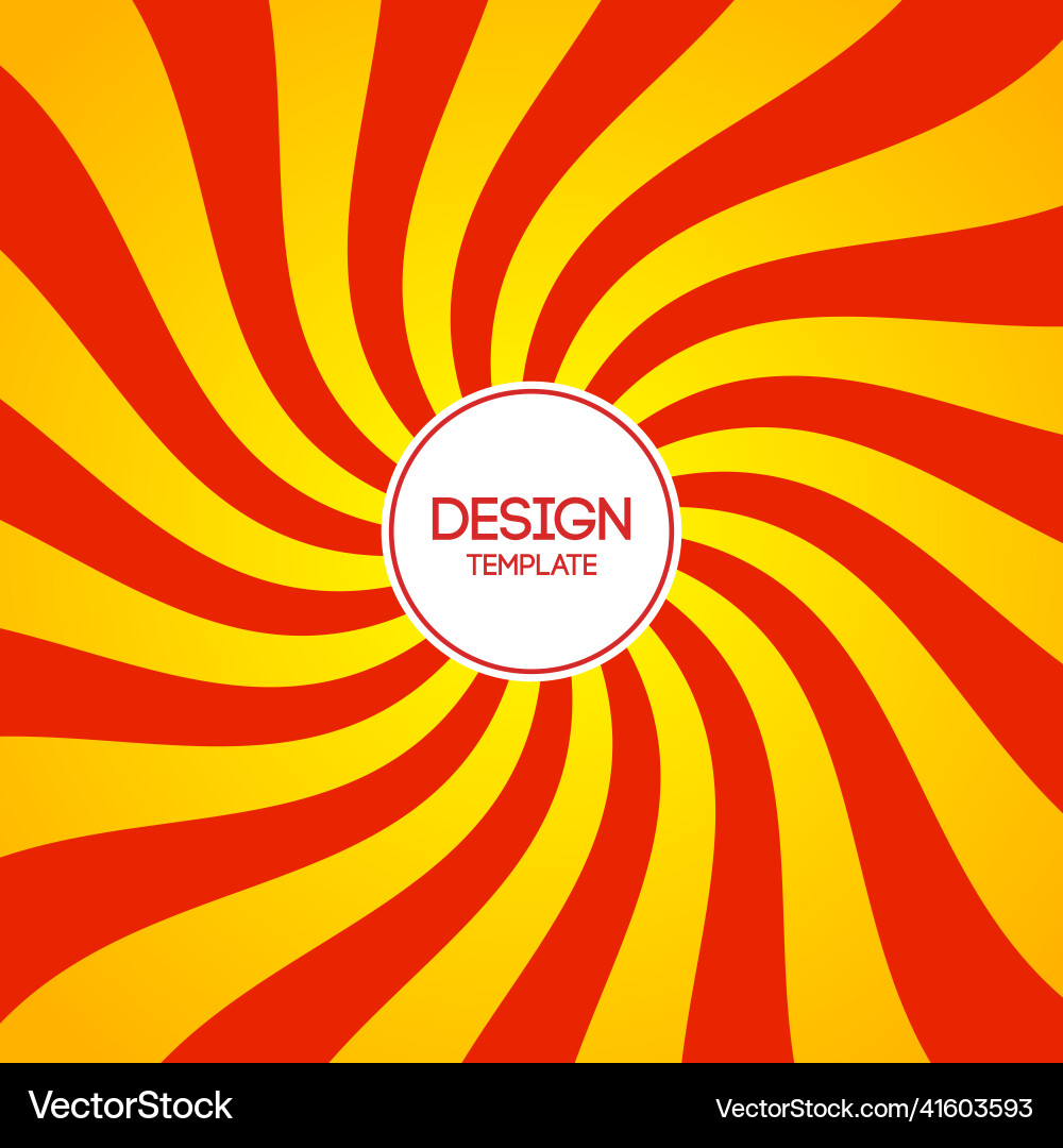 Abstract colorful background with red and yellow Vector Image