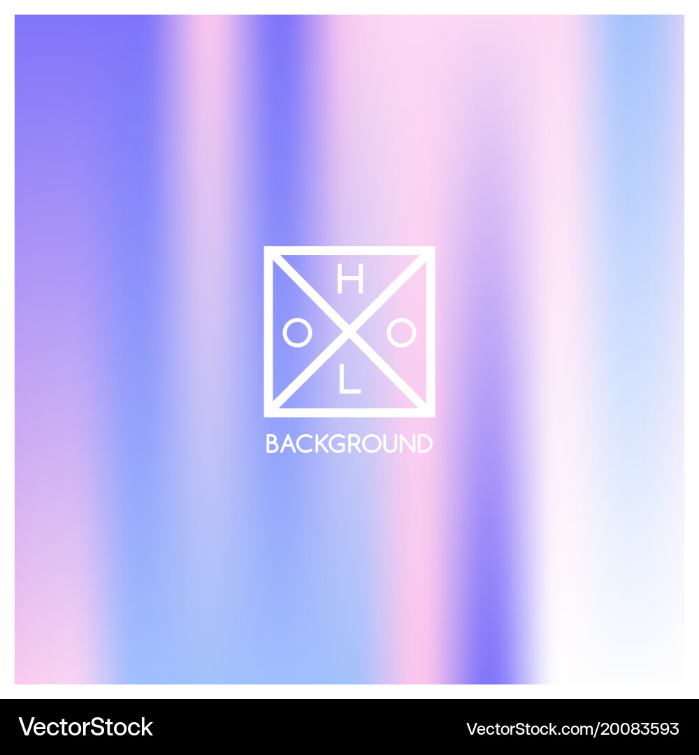 Holographic background holo sparkly cover Vector Image