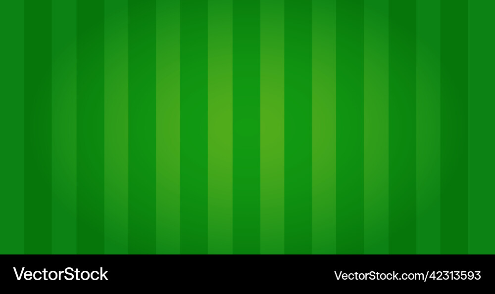 Realistic green soccer field with vertical lines Vector Image