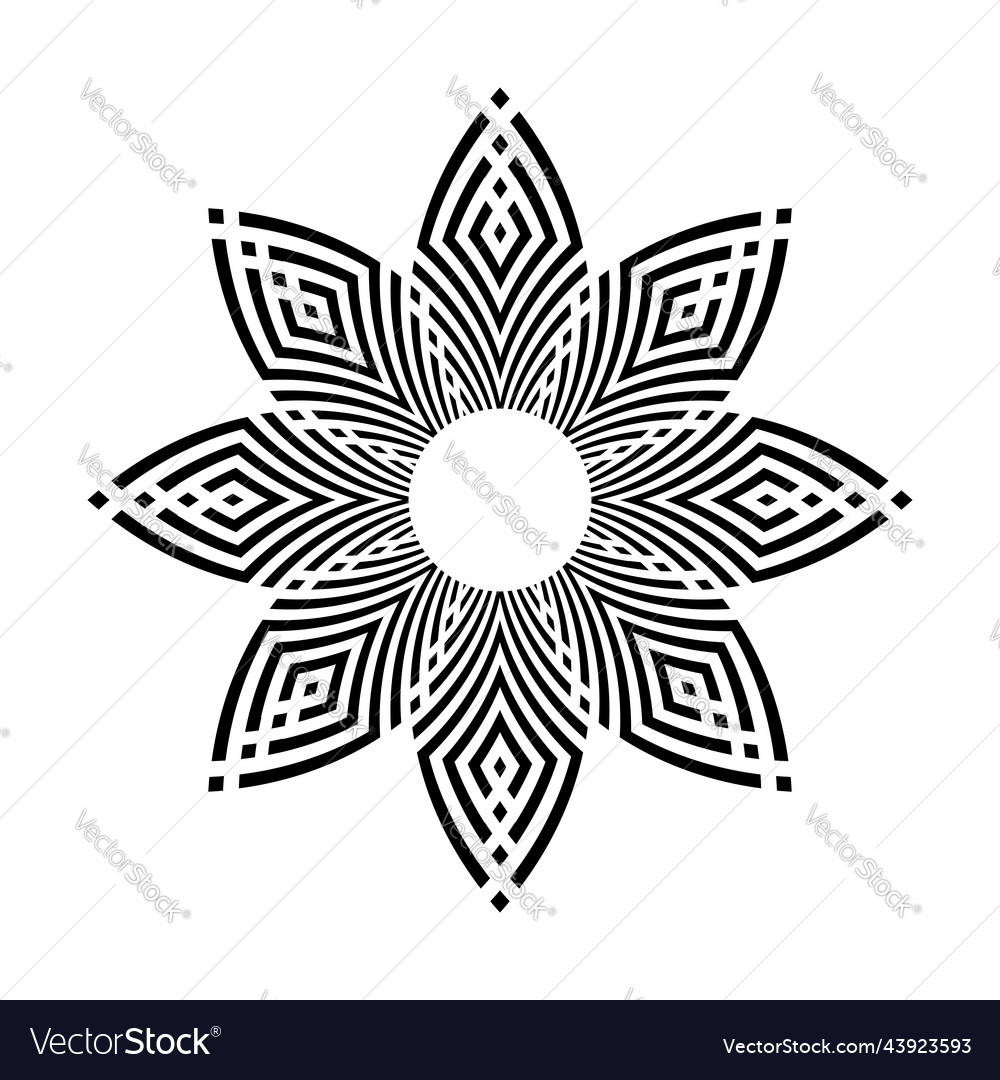 Round design element Royalty Free Vector Image