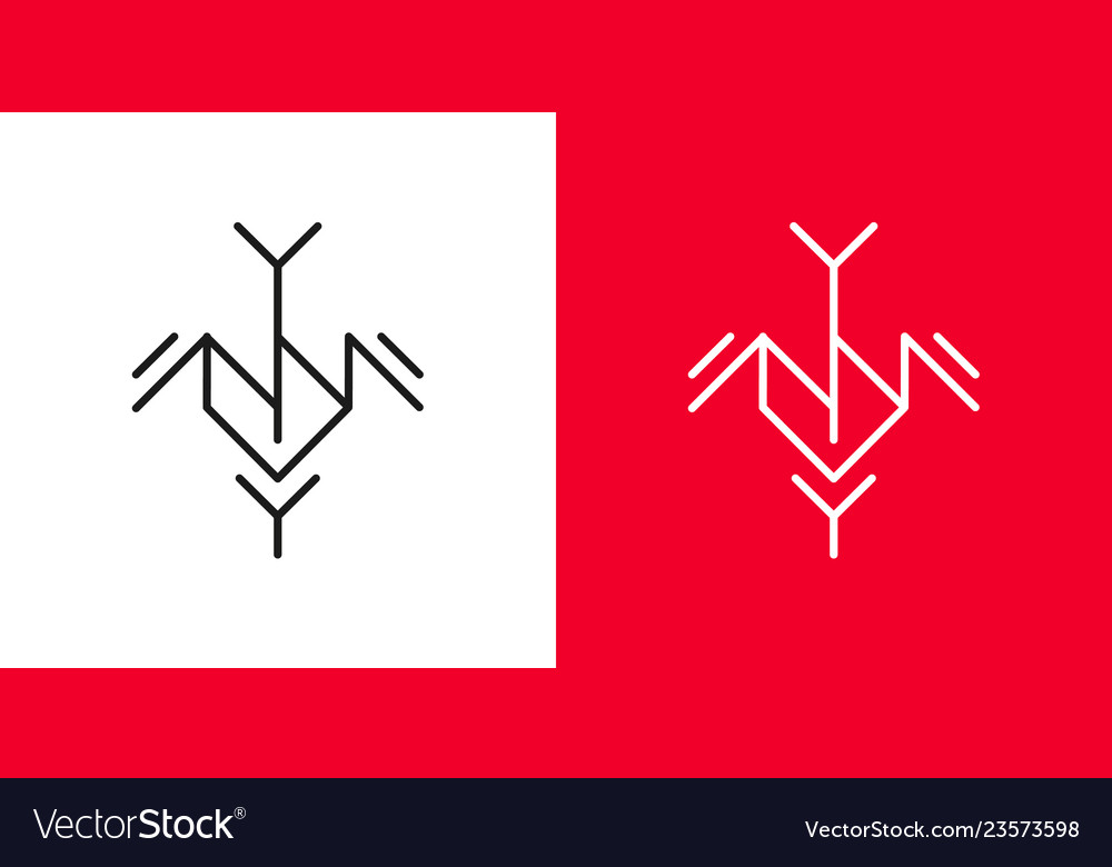 Anna logo monogram Royalty Free Vector Image - VectorStock