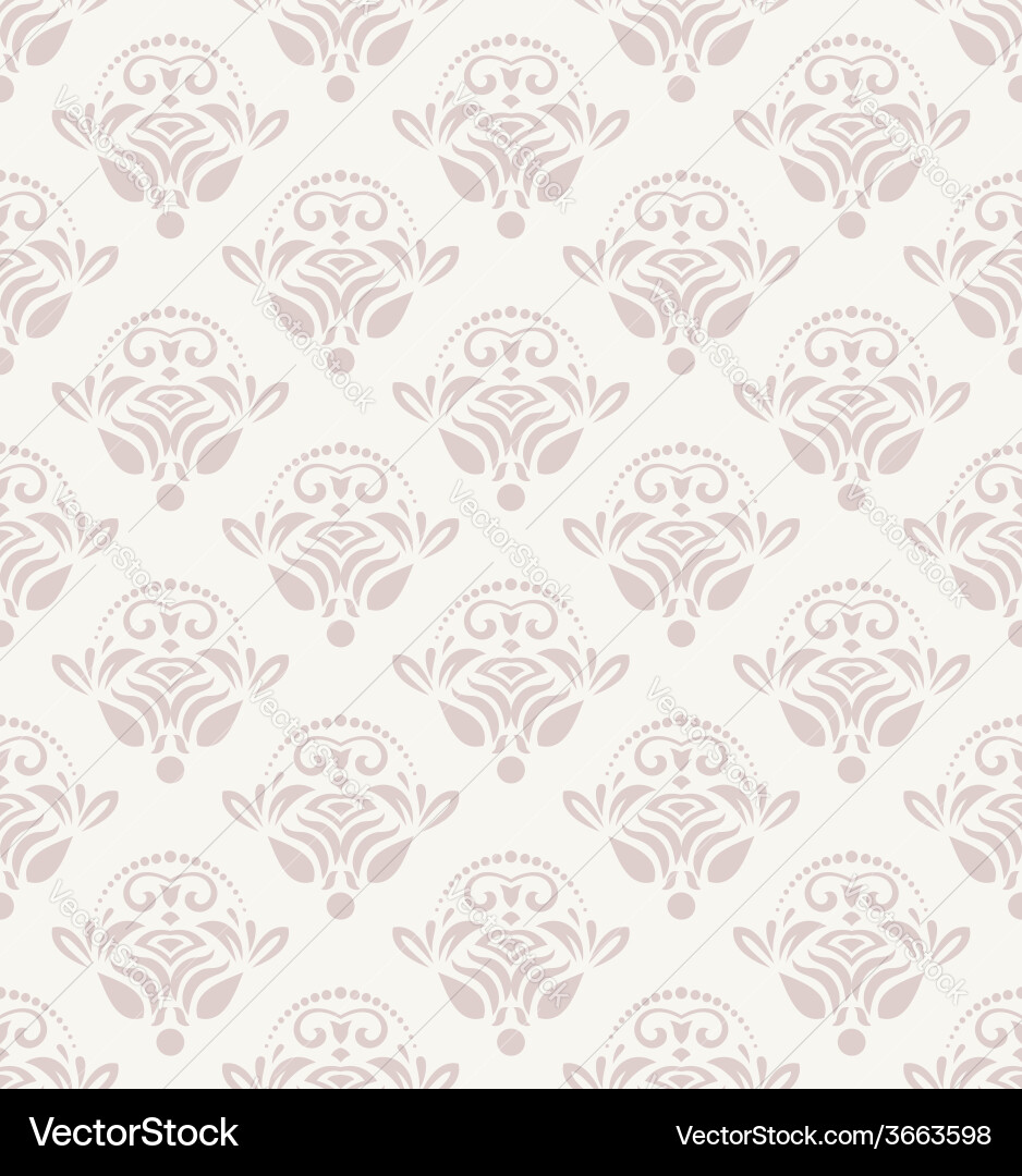 Pattern in the style of baroque abstract Vector Image