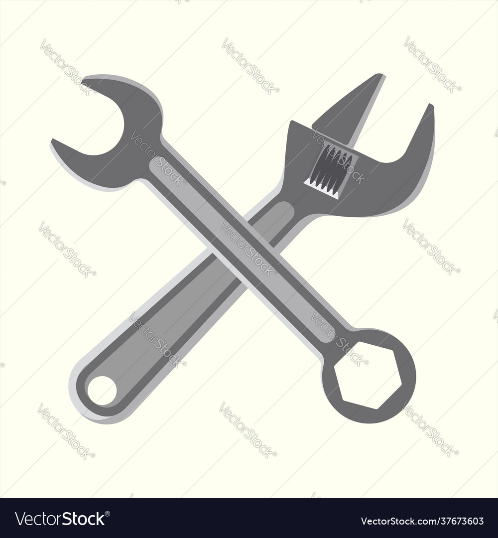 Construction tools flat design Royalty Free Vector Image