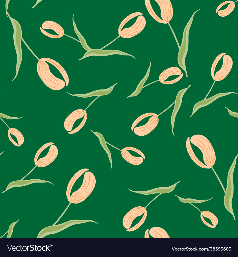 Decorative seamless pattern with beige random Vector Image