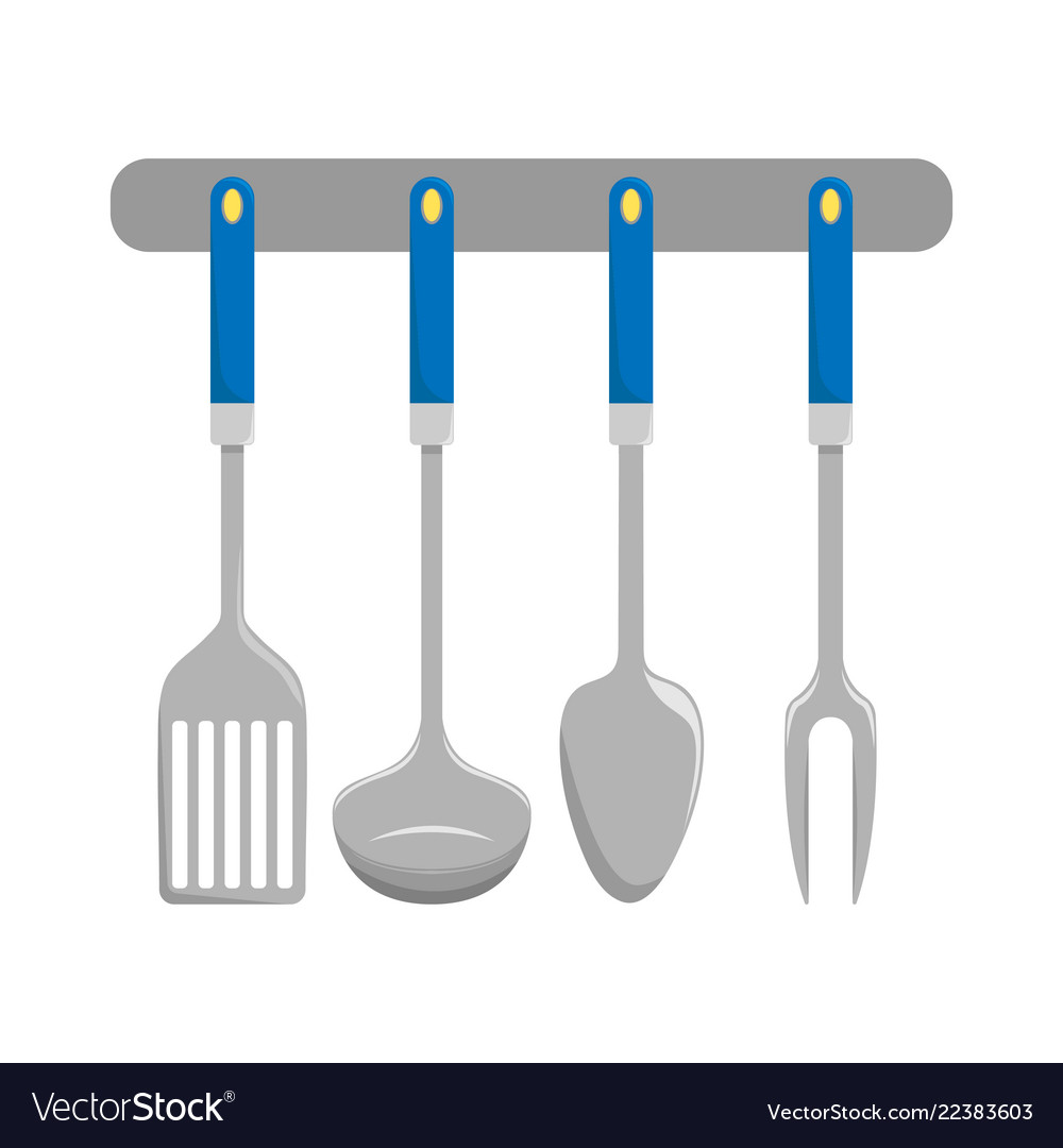 Set kitchen items Royalty Free Vector Image - VectorStock