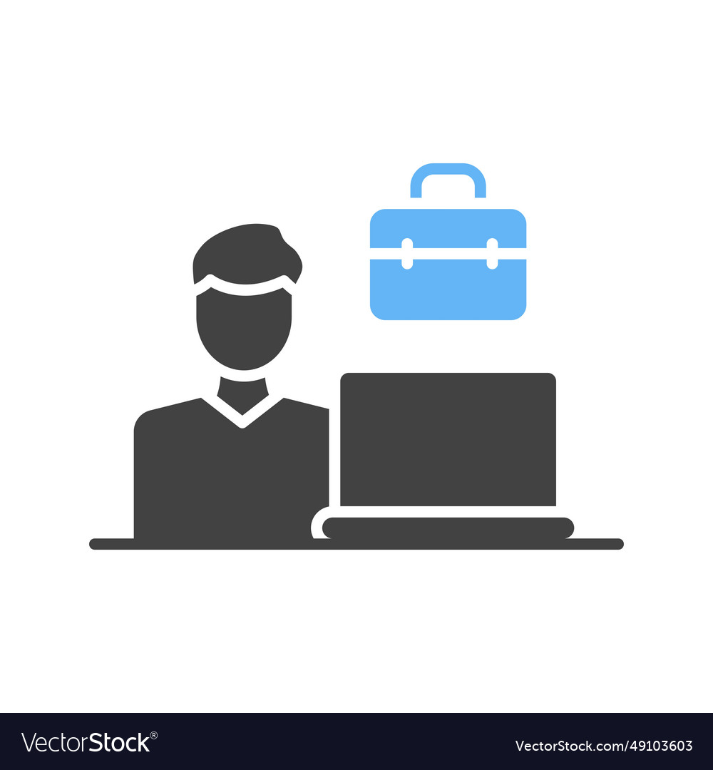 Work icon image Royalty Free Vector Image - VectorStock
