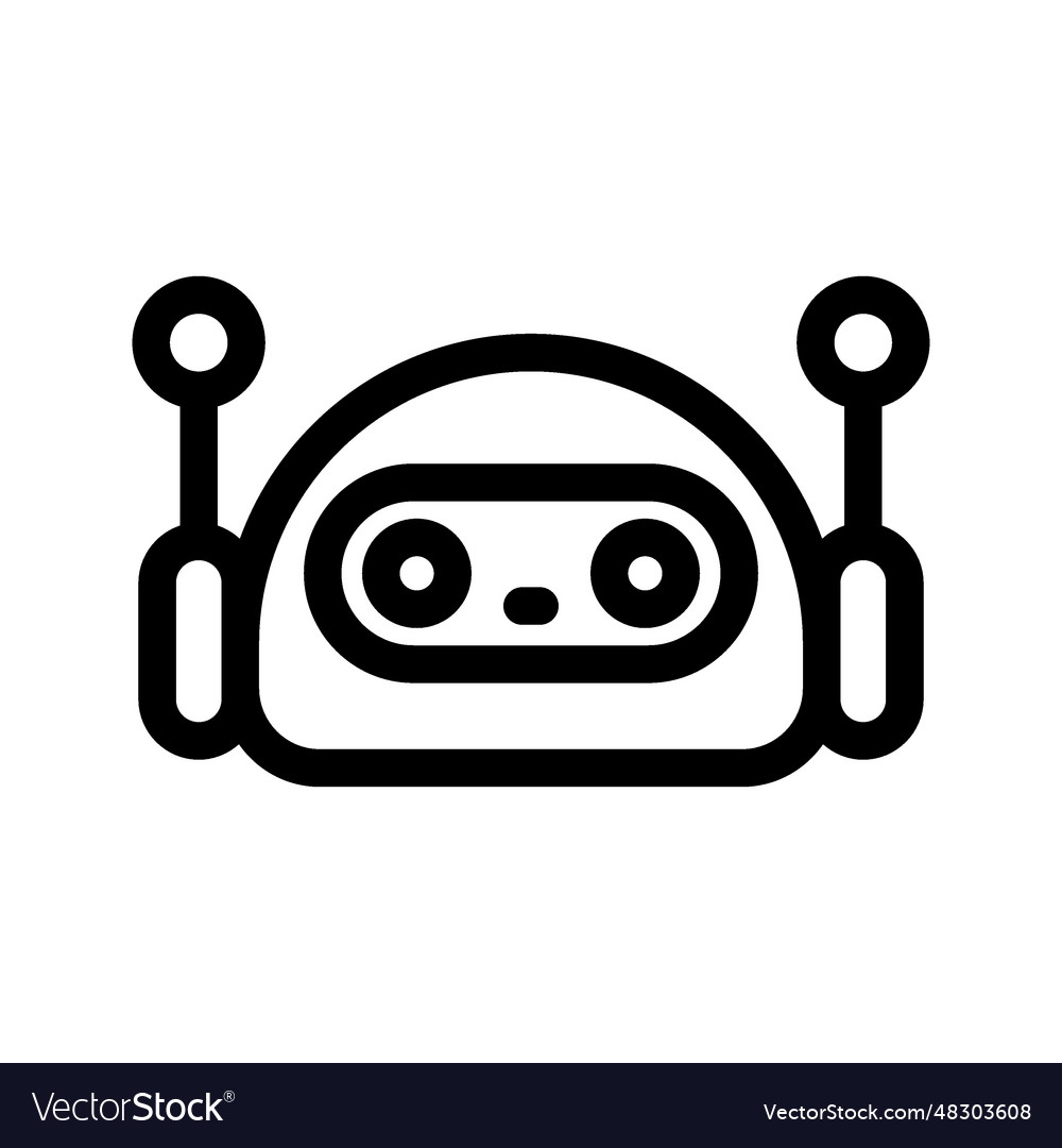 Chatbot icon Royalty Free Vector Image - VectorStock