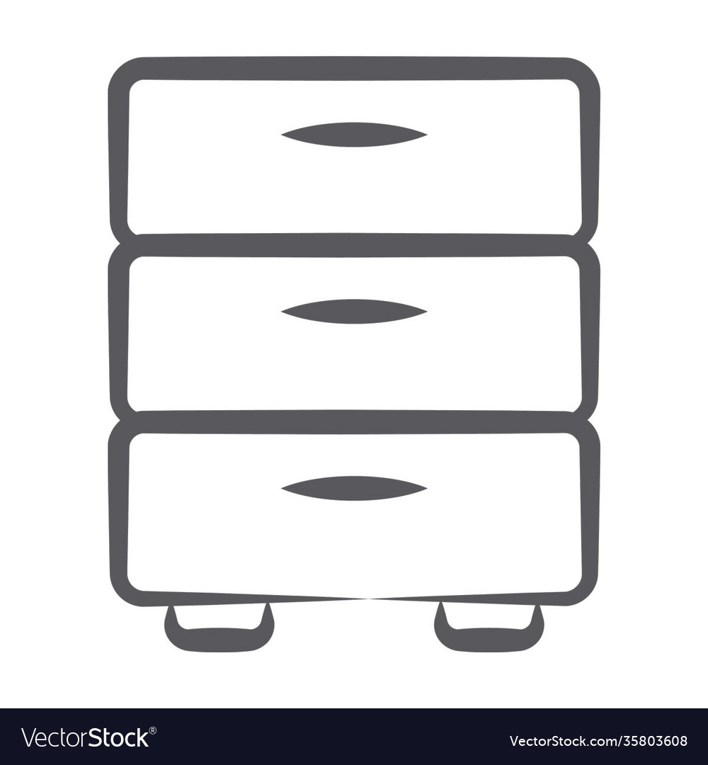 Drawers Royalty Free Vector Image - VectorStock