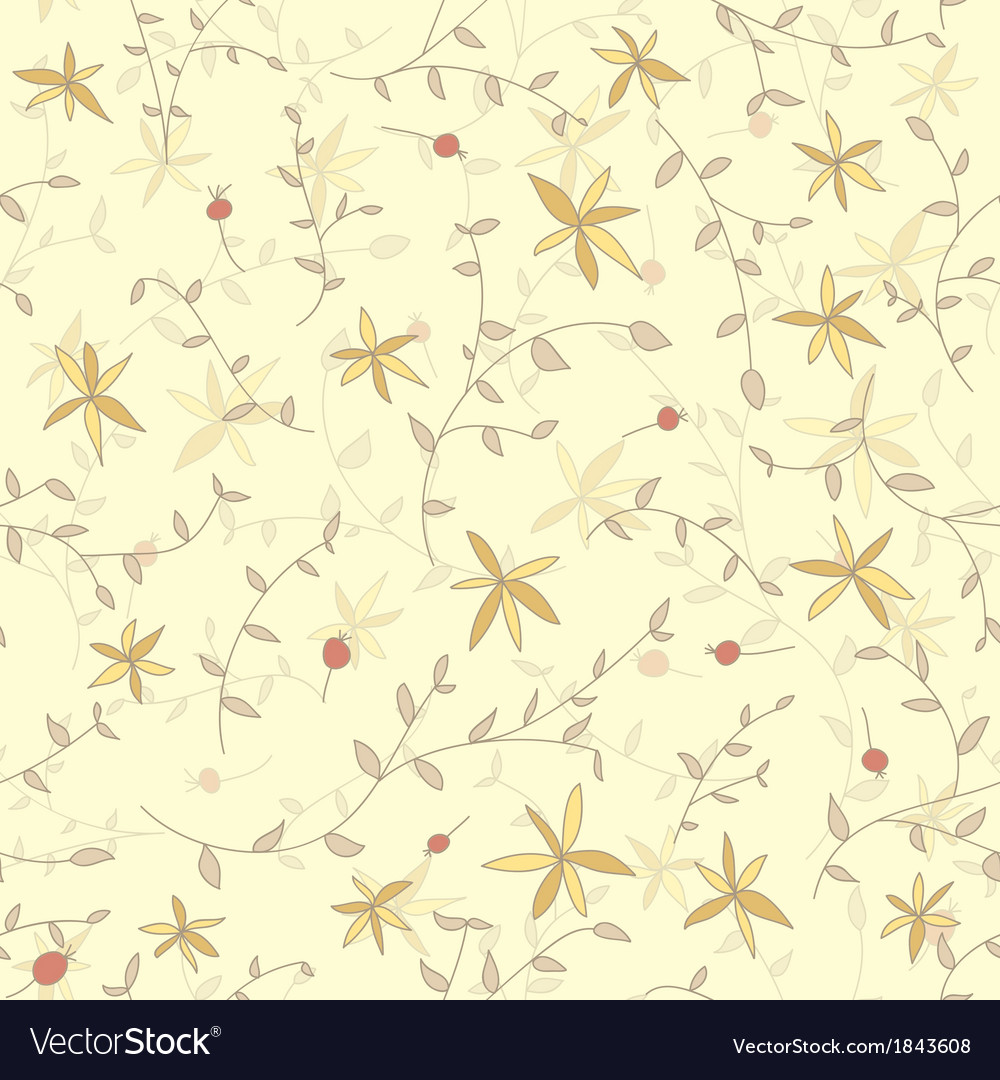 Floral abstract background pattern Royalty Free Vector Image