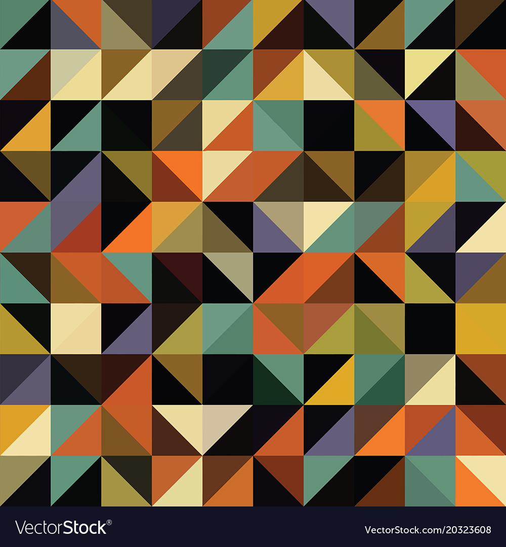 Triangle geometric shapes pattern Royalty Free Vector Image