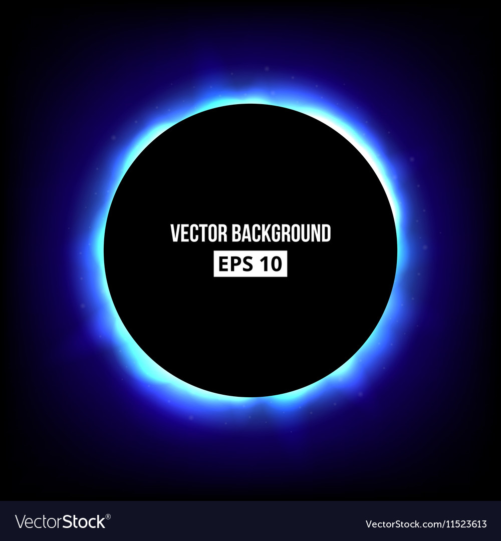 Abstract eclipse background Royalty Free Vector Image