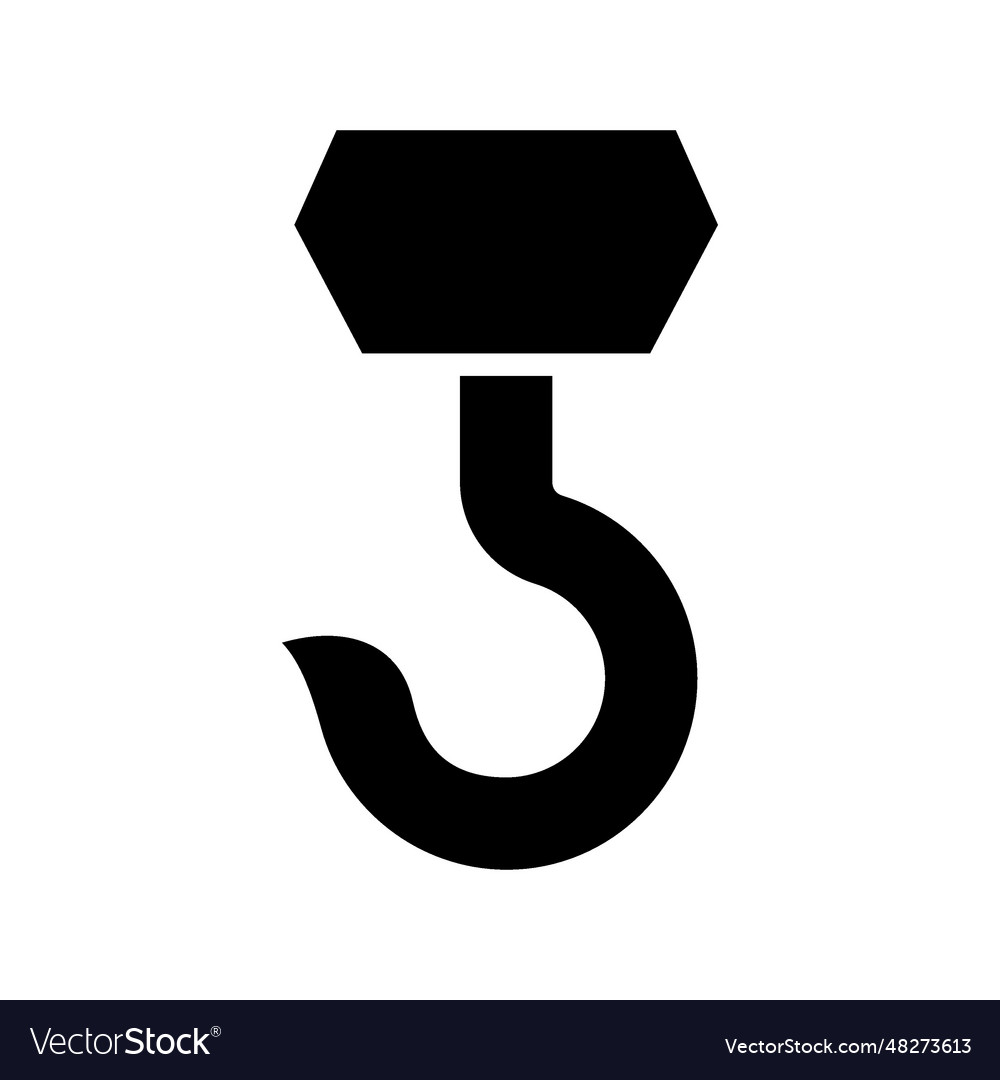 Crane hook icon Royalty Free Vector Image - VectorStock