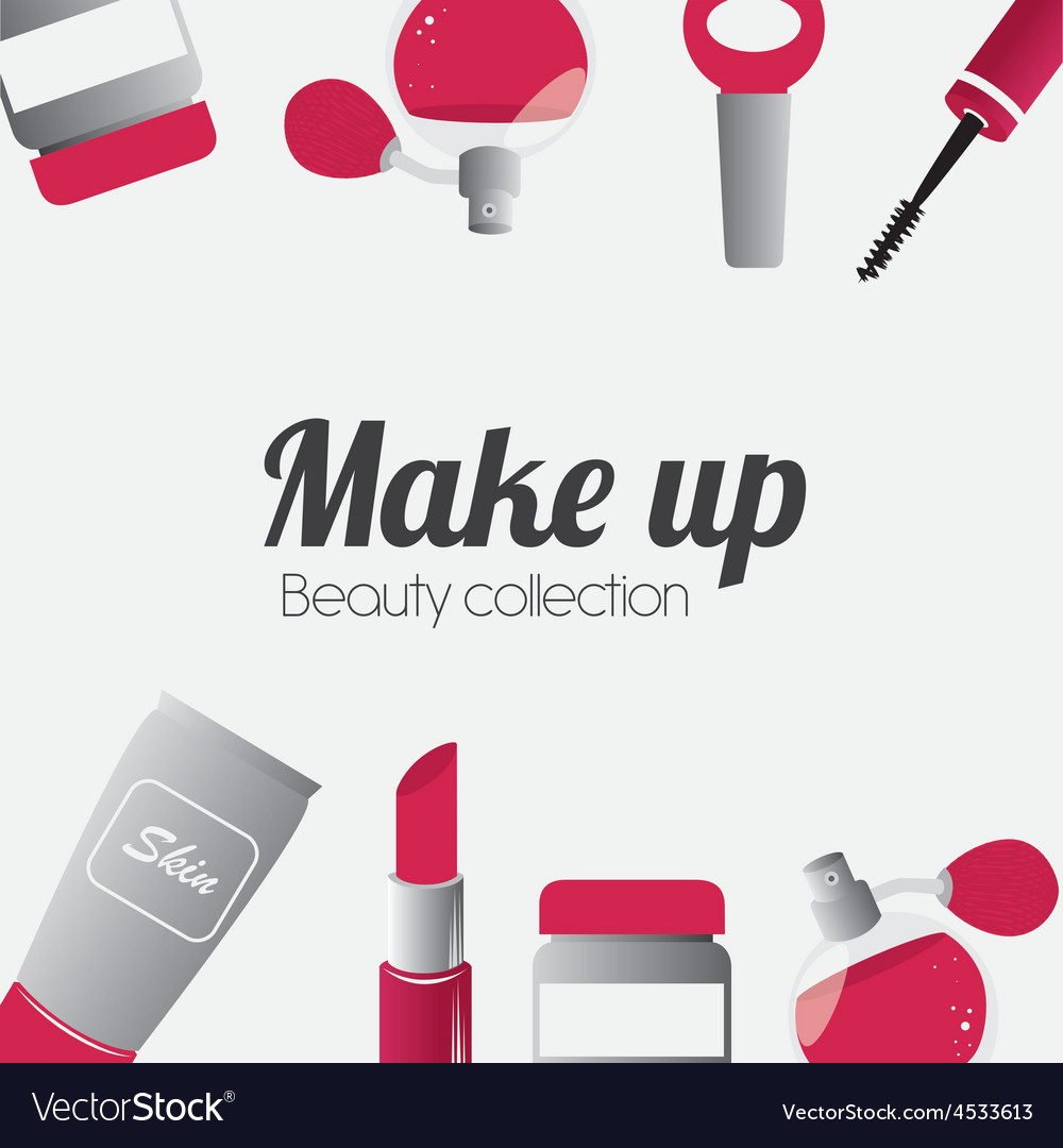 Make up design Royalty Free Vector Image - VectorStock
