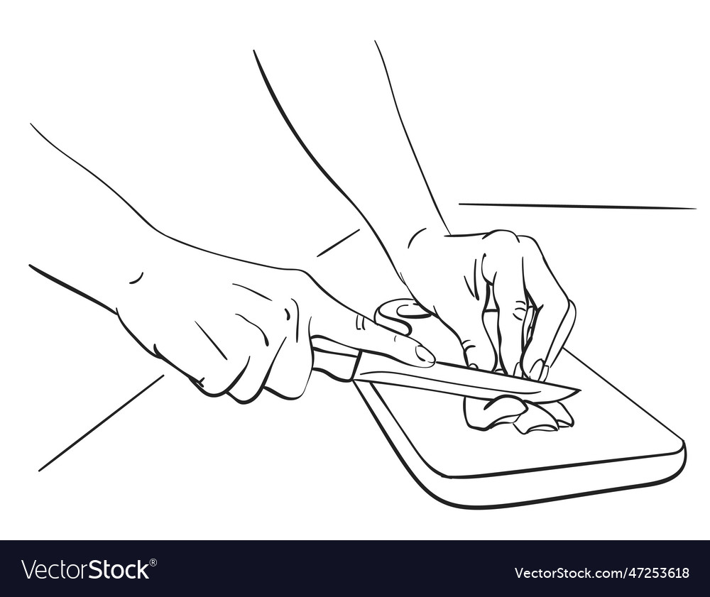 Cutting Royalty Free Vector Image - VectorStock