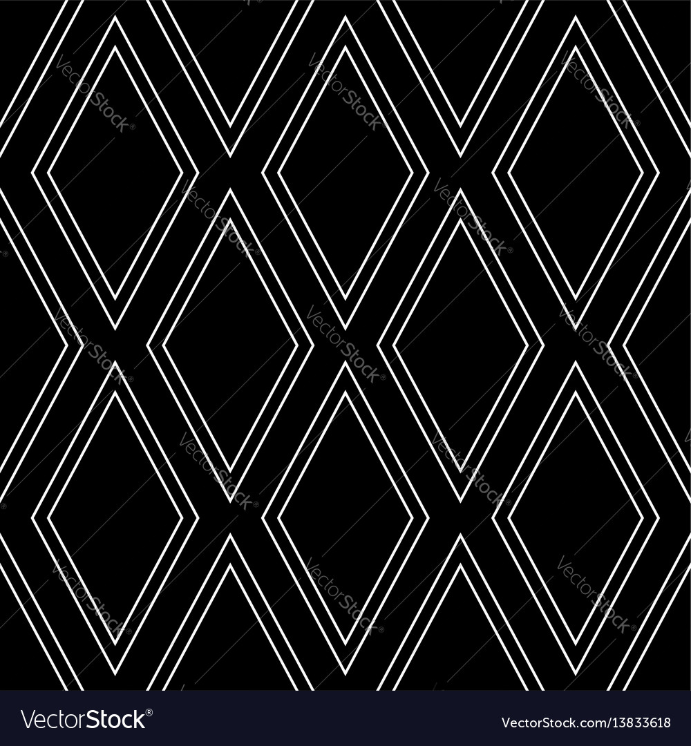 Seamless diamonds pattern Royalty Free Vector Image