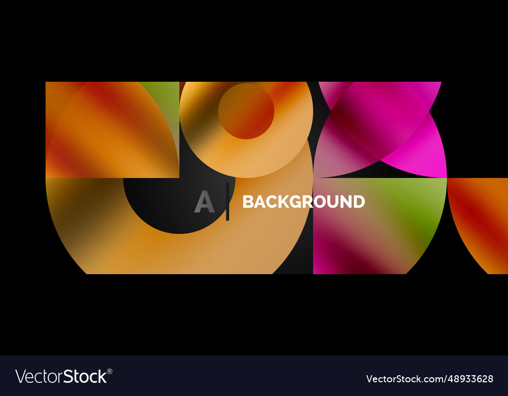 Circle and triangle abstract background concept Vector Image