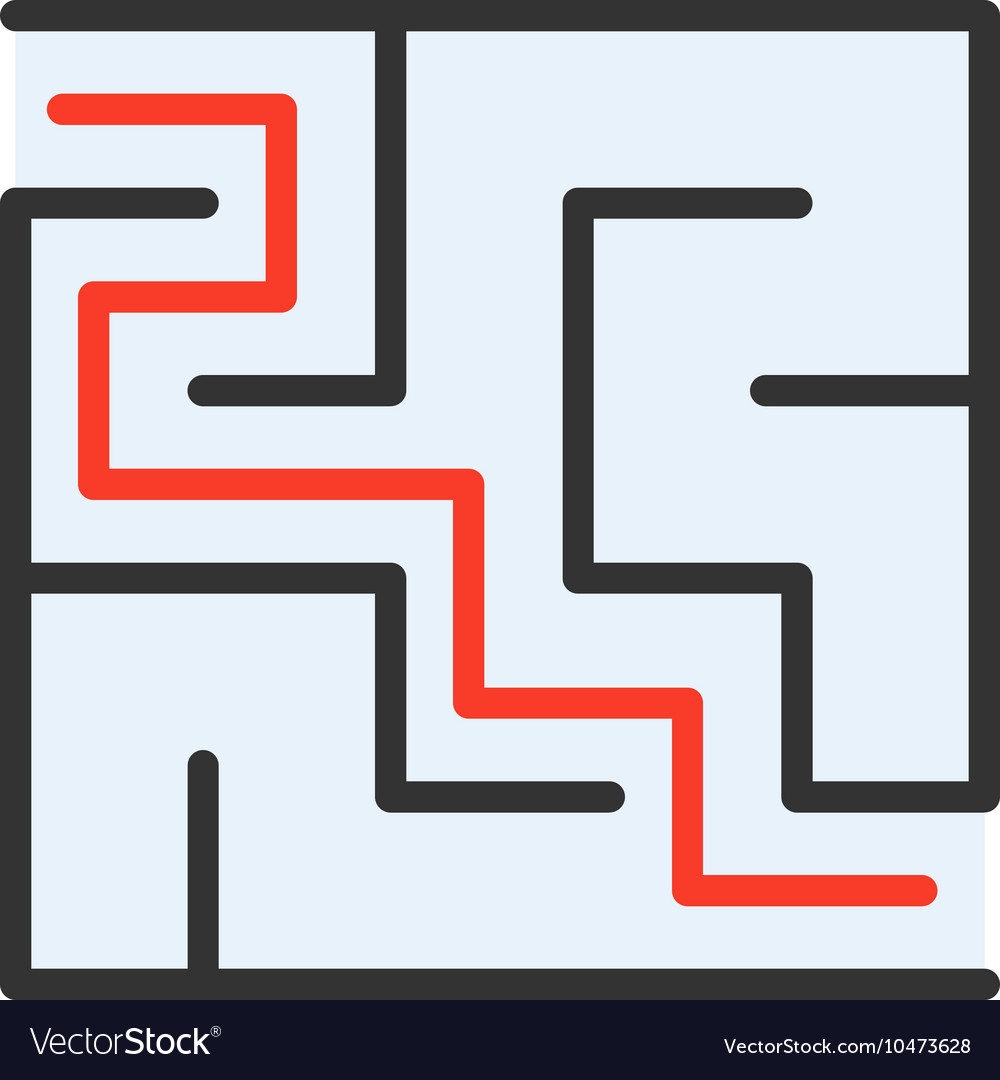 Finding solutions icon Royalty Free Vector Image