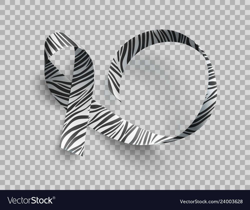 Symbol Rare Disease Awareness Day Ribbon Vector Image
