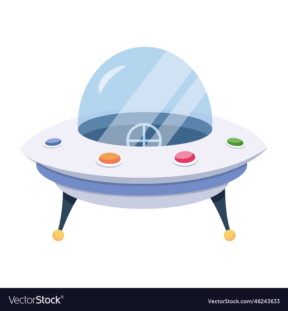 Alien craft Royalty Free Vector Image - VectorStock