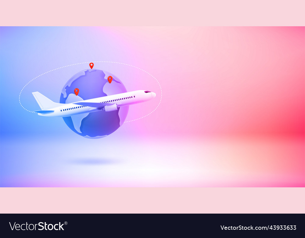 Cone with confetti 3d banner copy space Royalty Free Vector