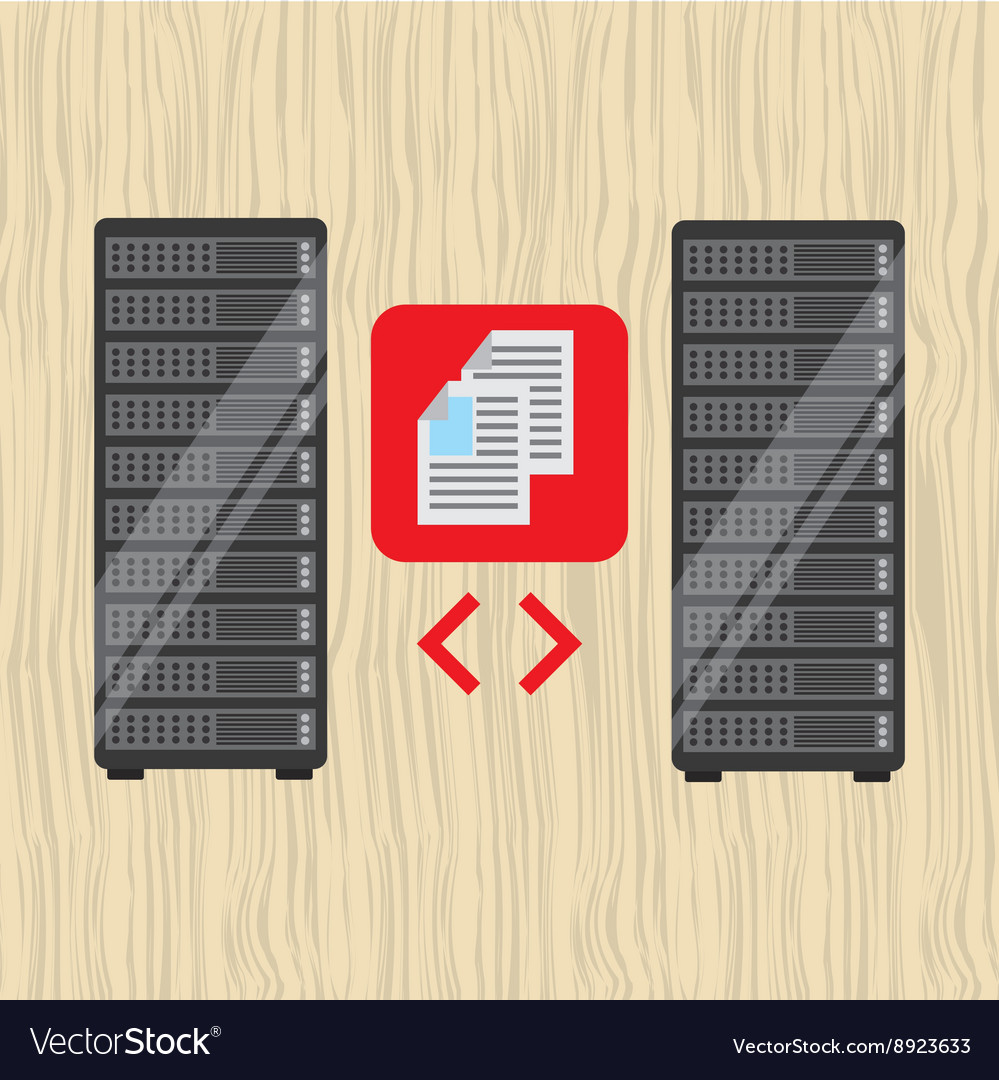 Data storage design Royalty Free Vector Image - VectorStock