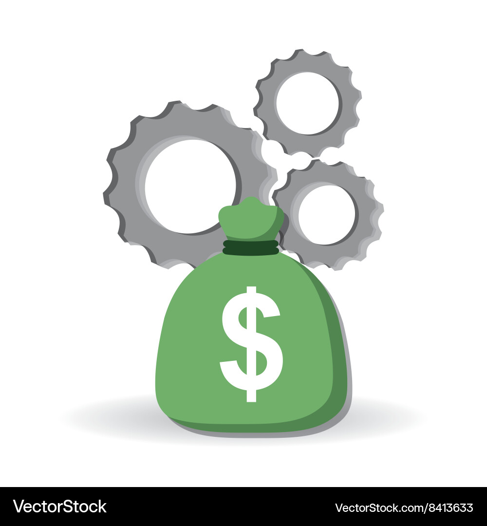 Graphic design of money Royalty Free Vector Image