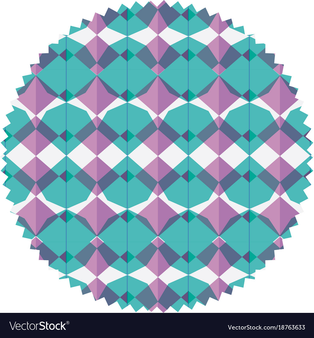 Isolated pattern circle design Royalty Free Vector Image