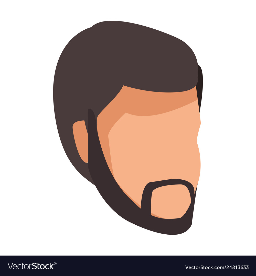 Man Faceless Head Royalty Free Vector Image Vectorstock