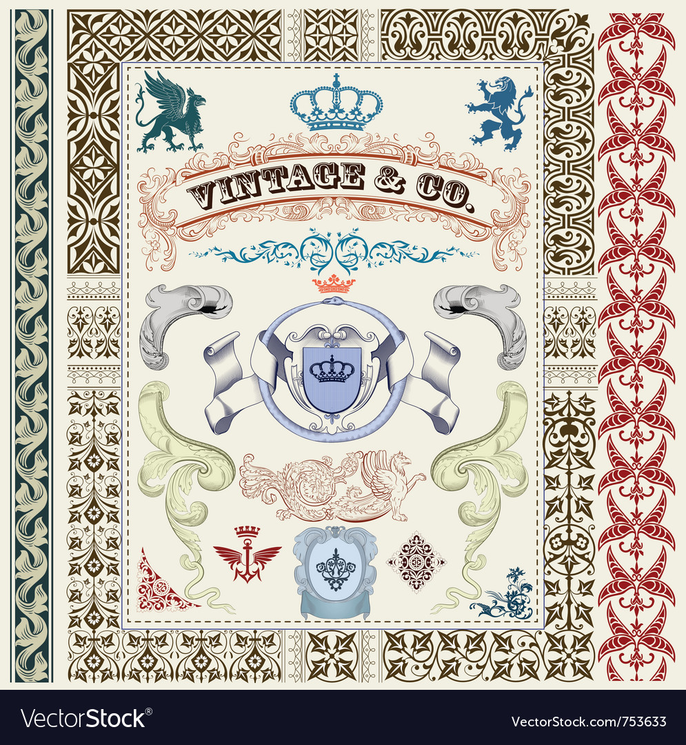 Set Royalty Free Vector Image - VectorStock