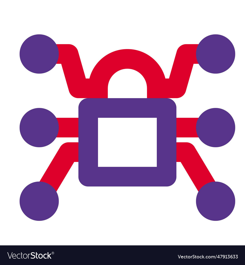 To secure data encryption locks are utilized Vector Image