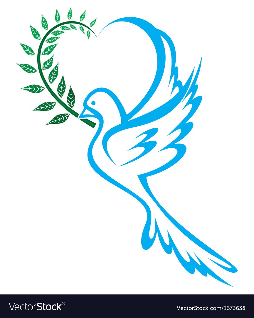 Dove Peace Royalty Free Vector Image VectorStock