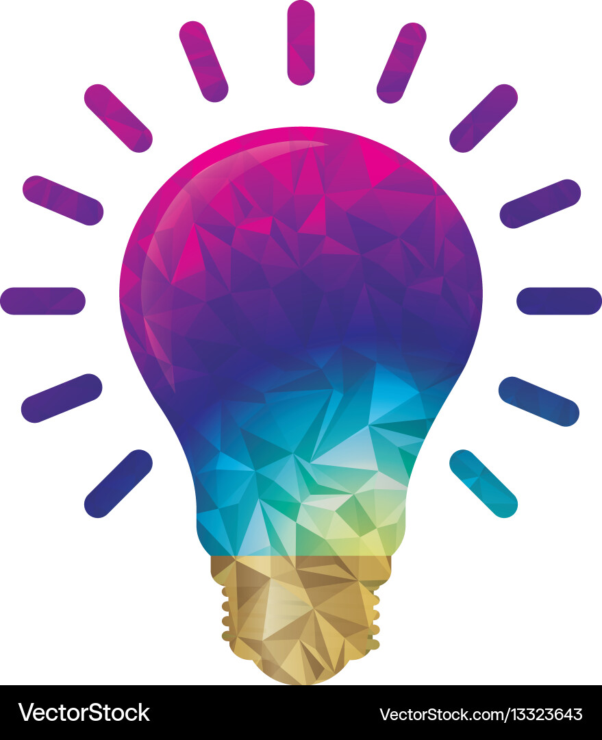 Bulb big idea Royalty Free Vector Image - VectorStock
