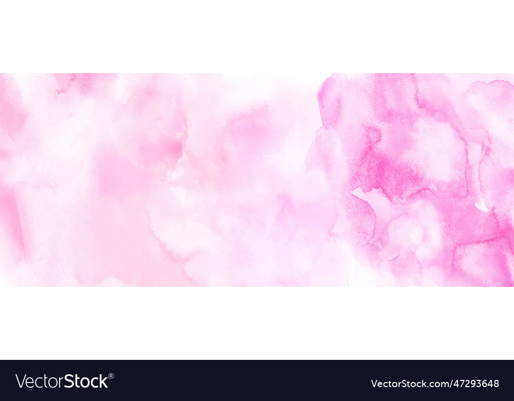 Abstract soft pink watercolor for the background Vector Image
