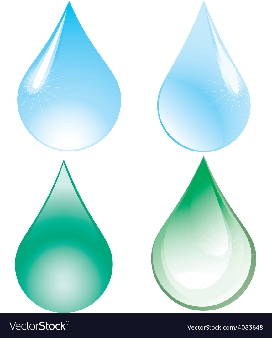 Drops Royalty Free Vector Image - VectorStock