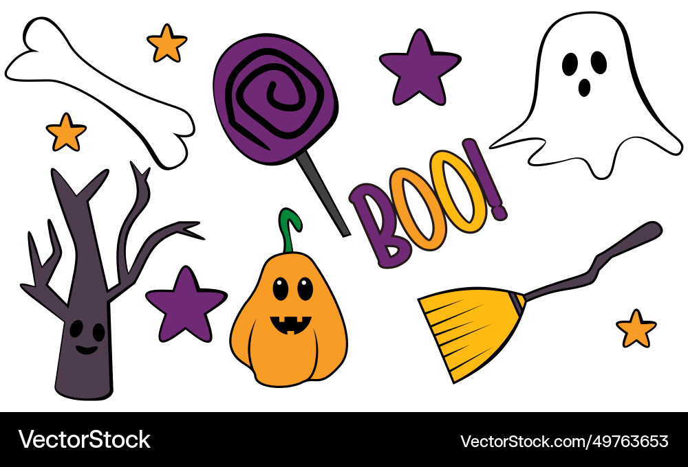 Cartoon halloween design Royalty Free Vector Image