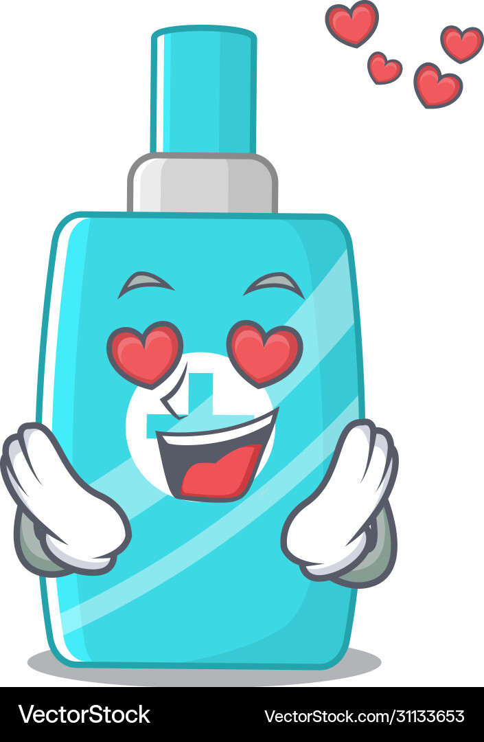 Cute ointment cream cartoon character has Vector Image