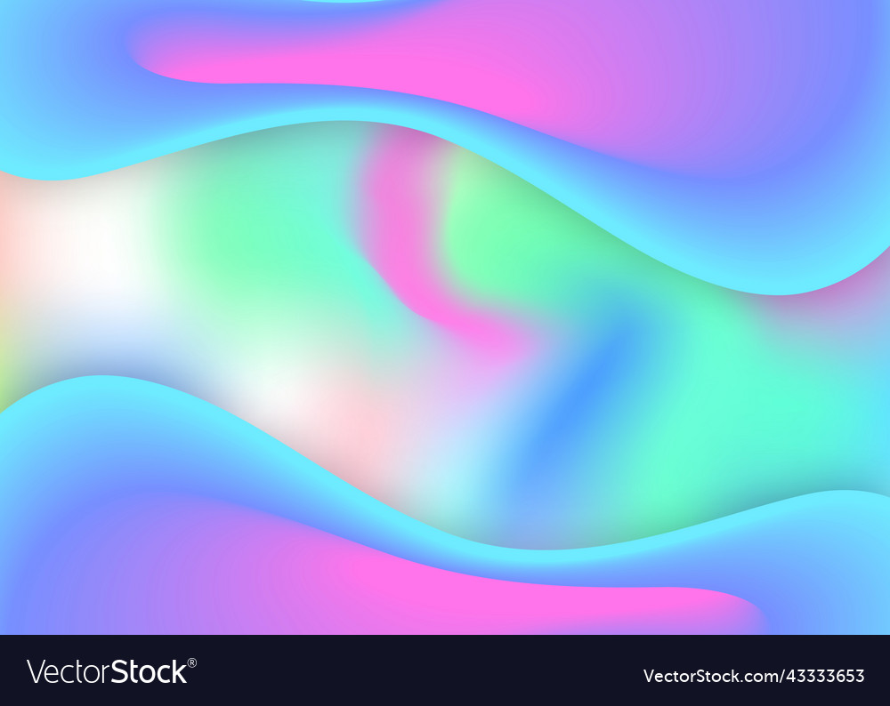 Fluid background with liquid dynamic elements Vector Image