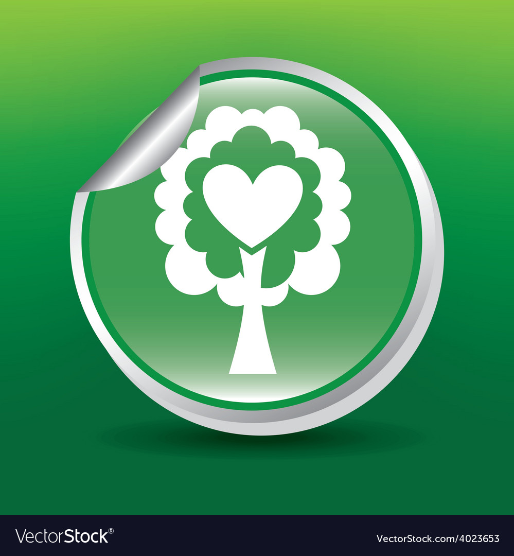 Green tree Royalty Free Vector Image - VectorStock