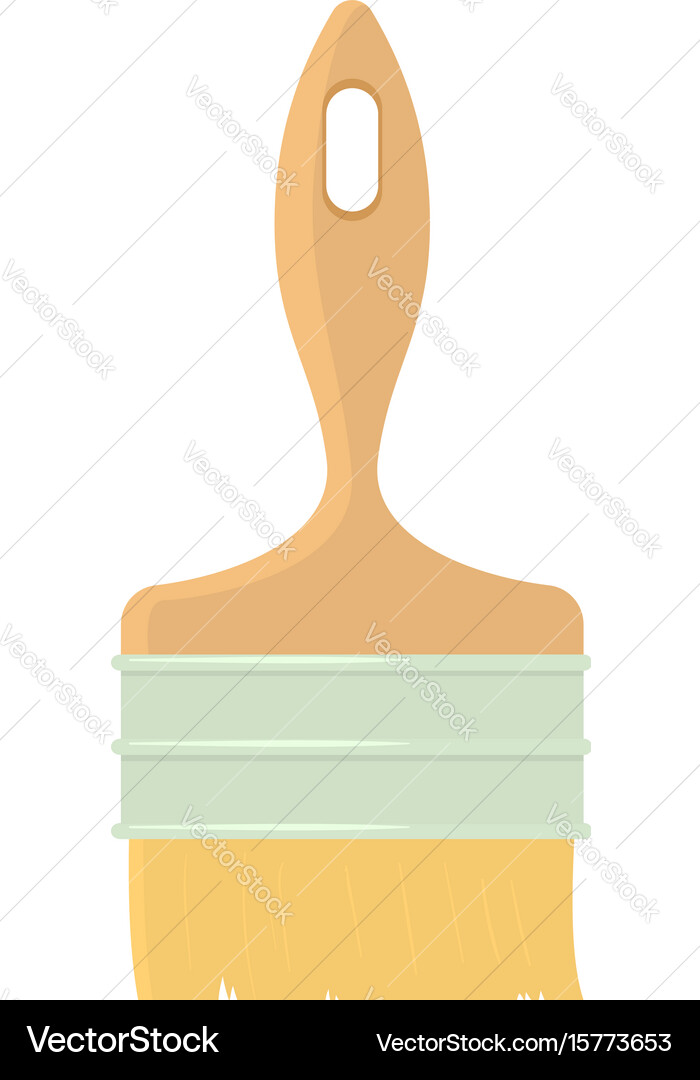 Paint brush icon cartoon style Royalty Free Vector Image