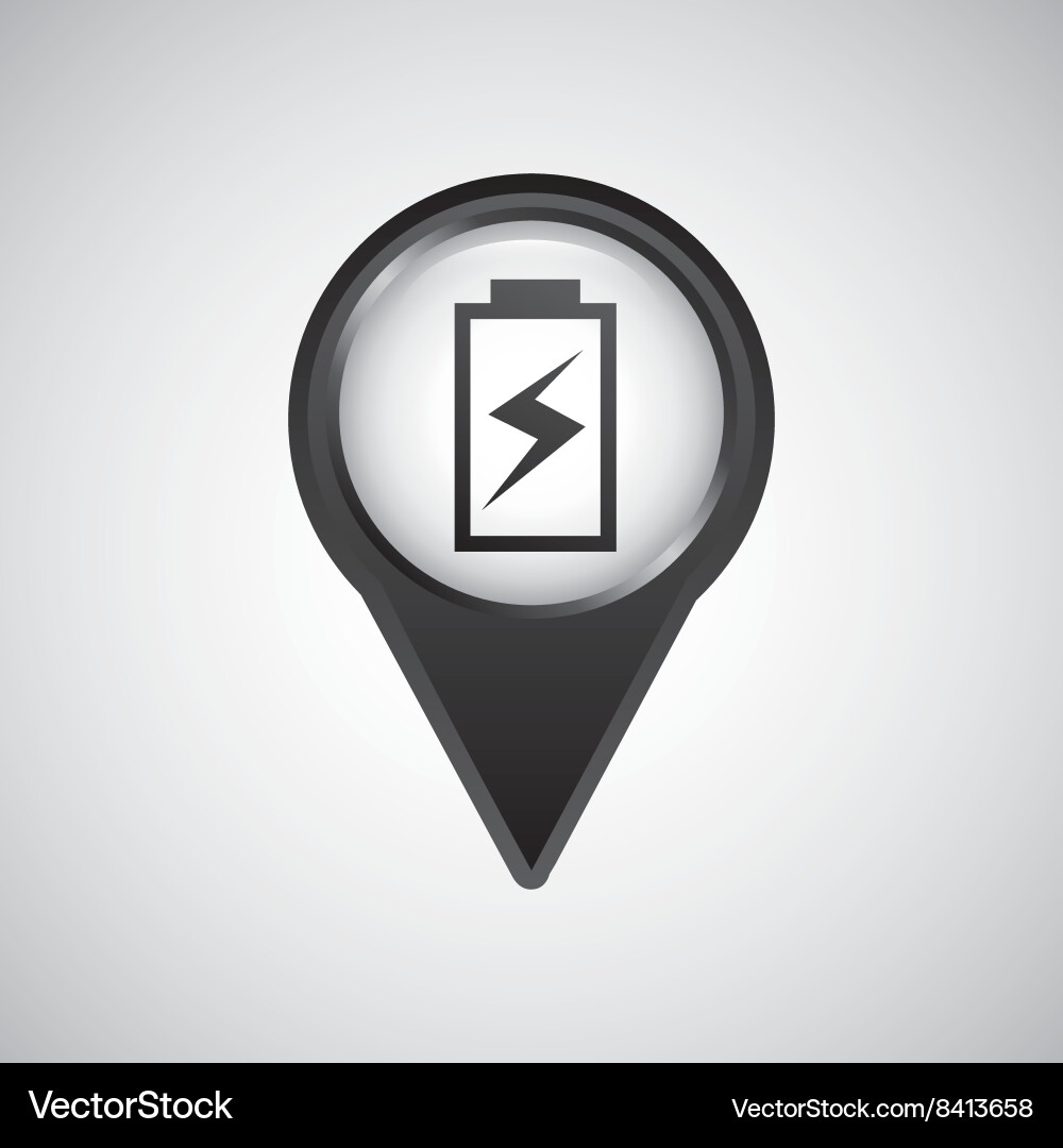 Battery power design Royalty Free Vector Image