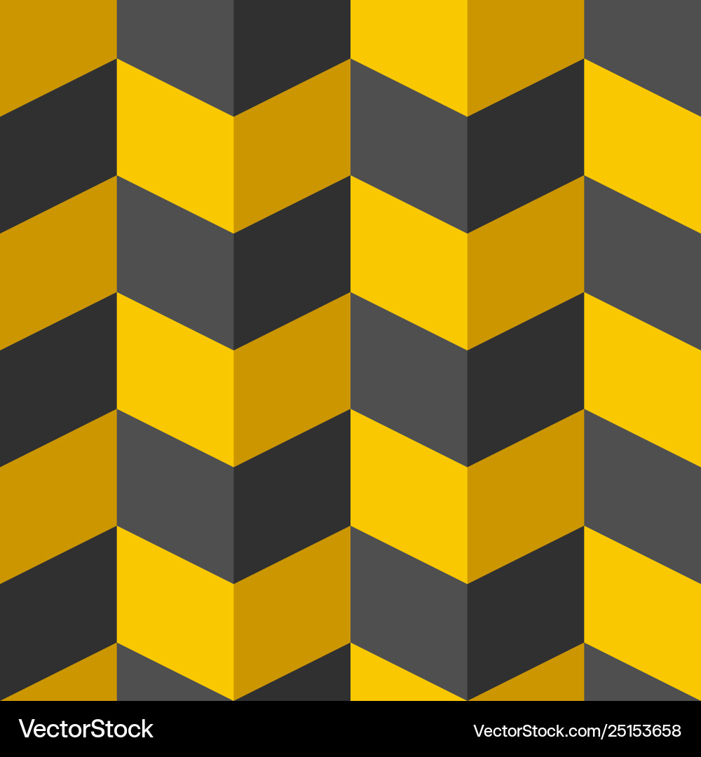 Black and yellow chevron stylish texture Vector Image