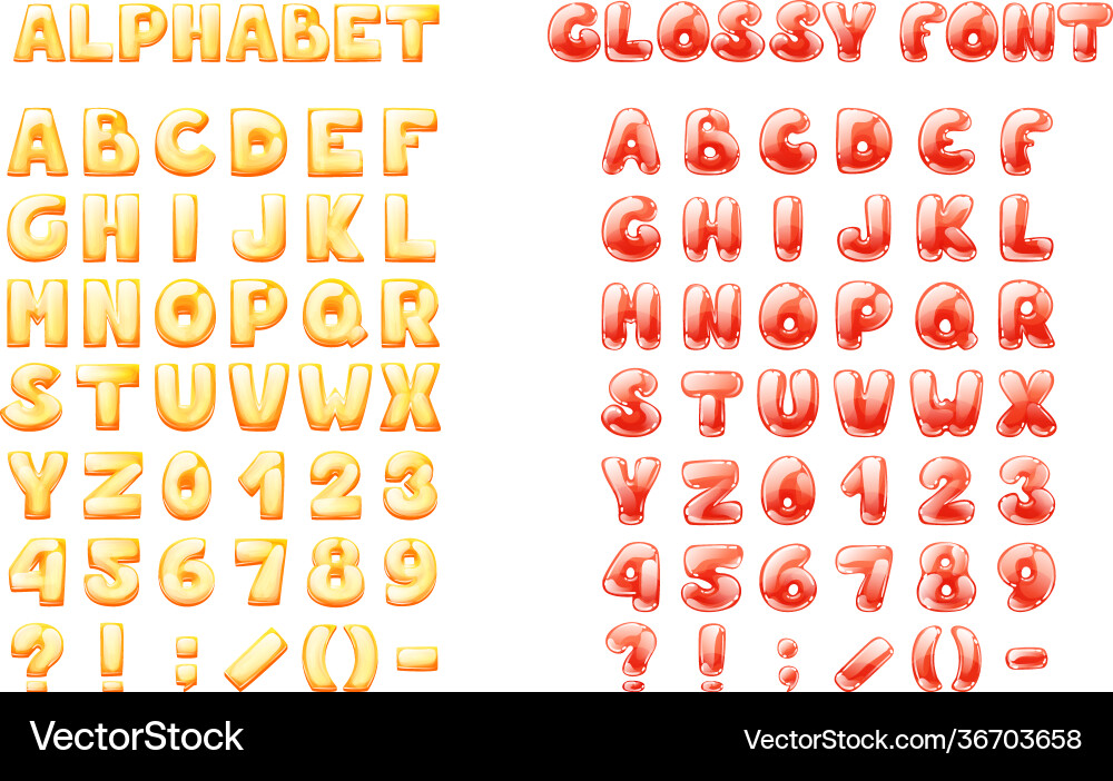Comic game font cartoon bubble lettering fonts Vector Image