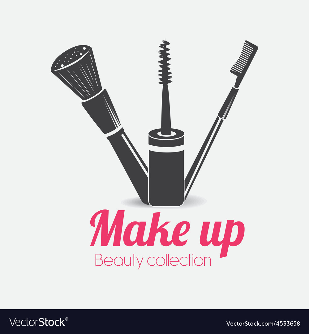 Make up design Royalty Free Vector Image - VectorStock
