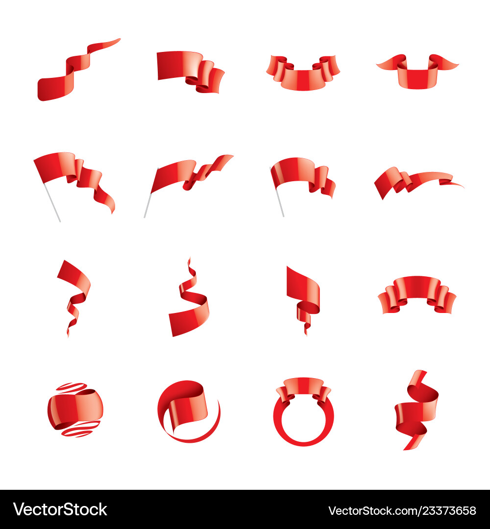Red sticker on white background Royalty Free Vector Image