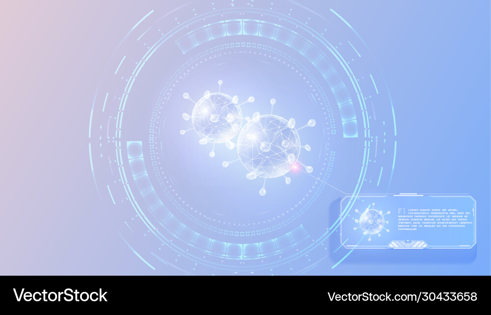 Virus protection website page template china Vector Image