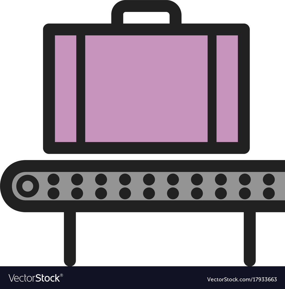 Checking bag Royalty Free Vector Image - VectorStock