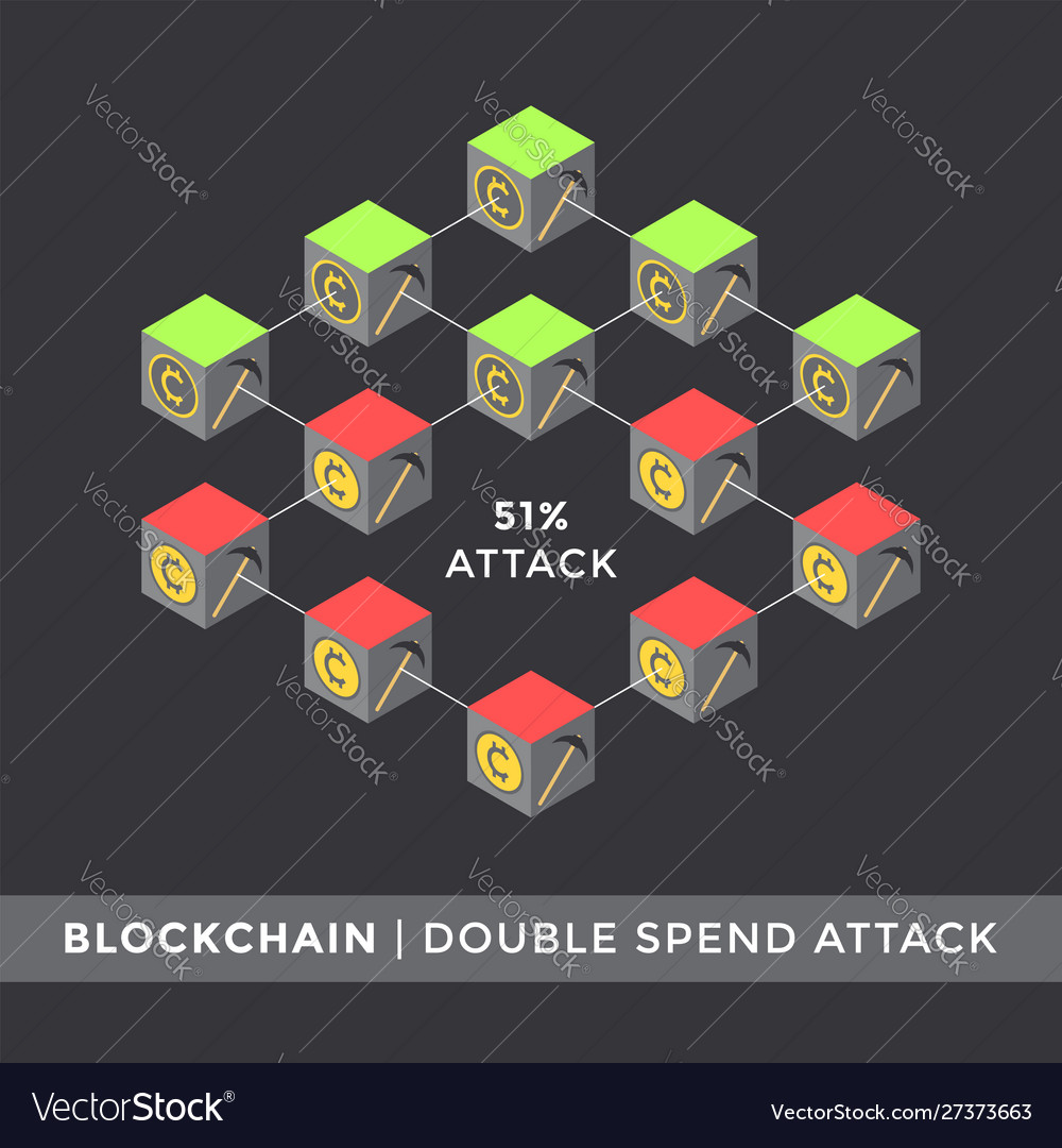 Cryptocurrency blockchain technology concept Vector Image